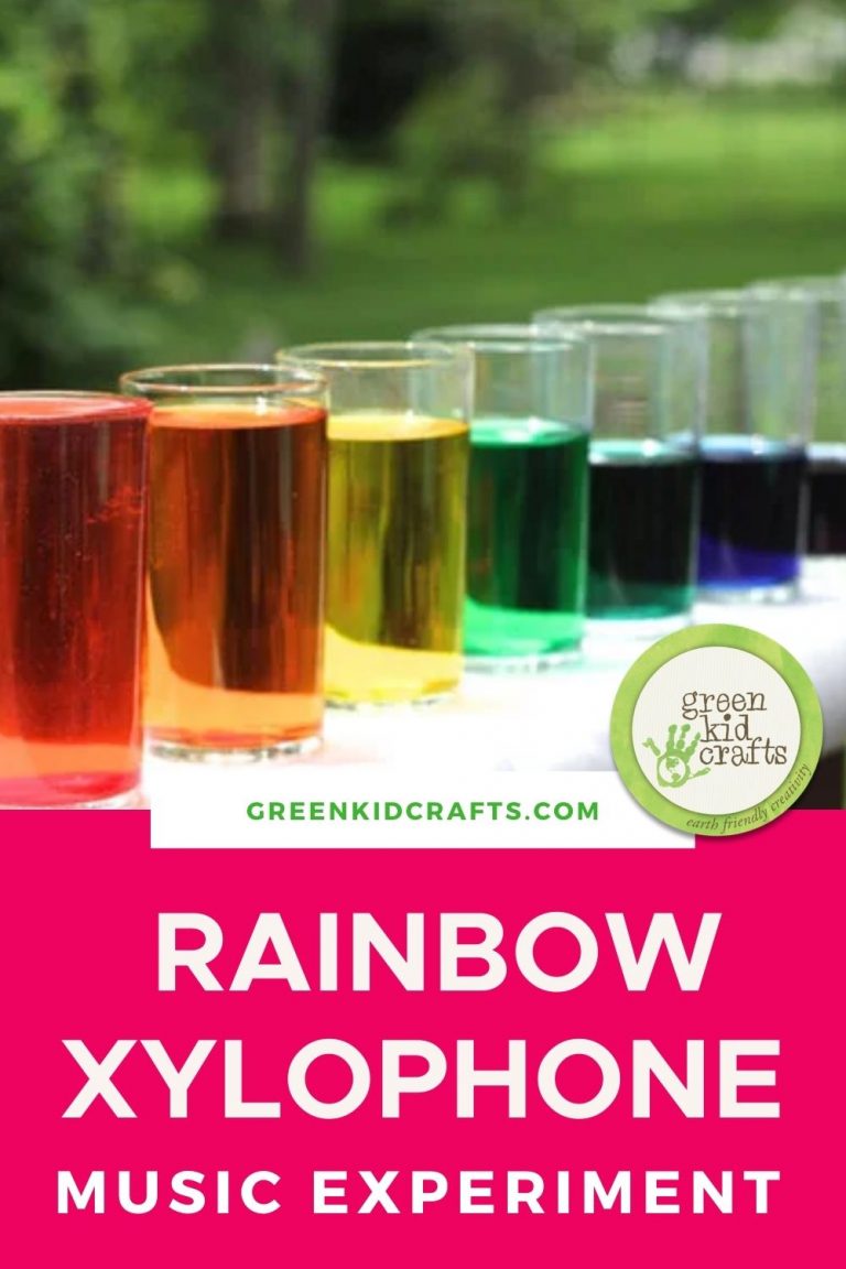 Rainbow Xylophone Music Experiment – Green Kid Crafts
