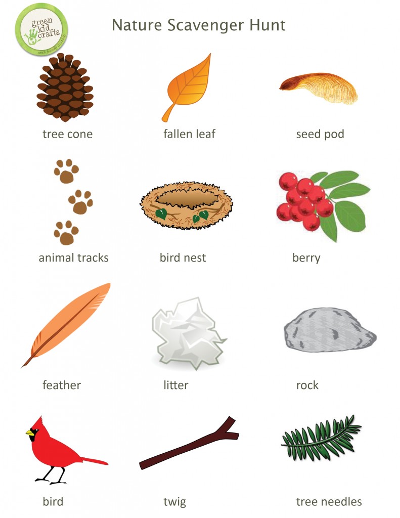 Nature Scavenger Hunt – Green Kid Crafts