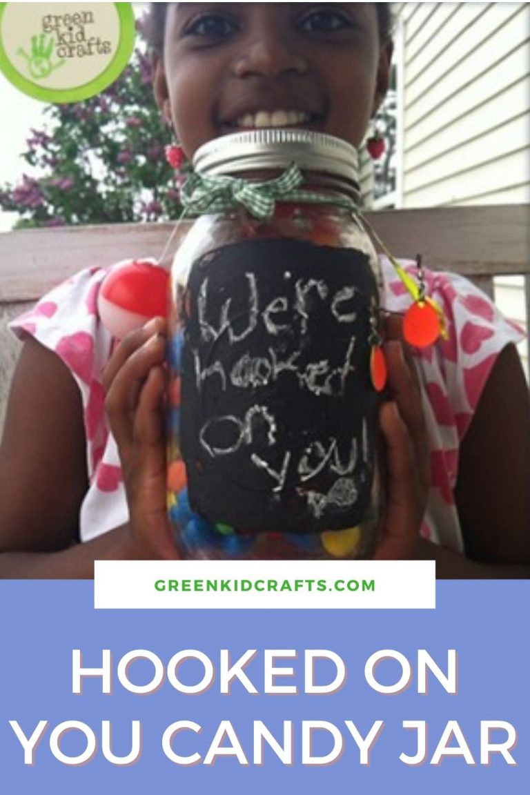 Hooked On You Candy Jar: Father’s Day Gift – Green Kid Crafts