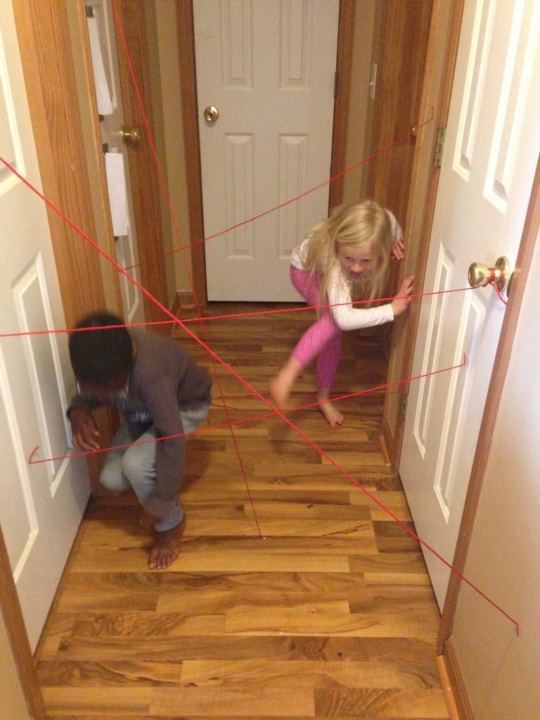 String Laser Maze – Green Kid Crafts