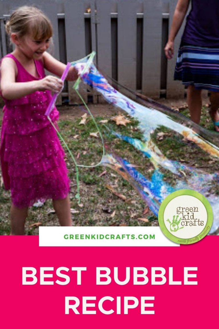 Best Bubble Recipe Green Kid Crafts