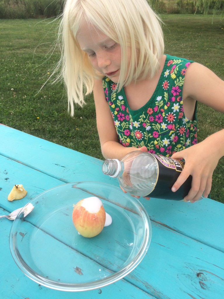 Erupting Apple Volcano Experiment – Green Kid Crafts