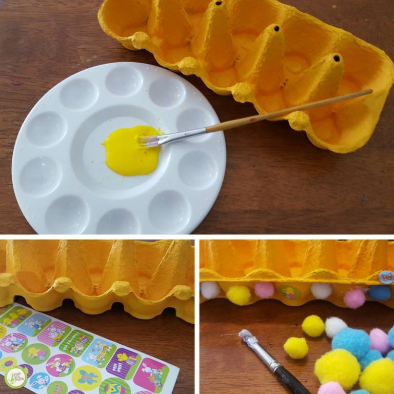 Decorate a DIY Easter Basket made from Egg Cartons! – Green Kid Crafts