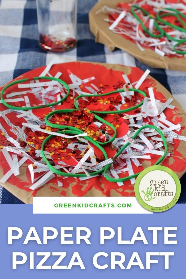 Kid-Made Paper Plate Pizza Craft – Green Kid Crafts