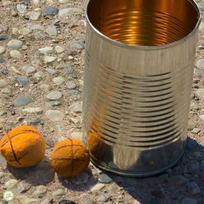 Backyard Games for Kids Tin Can Basketball – Green Kid Crafts