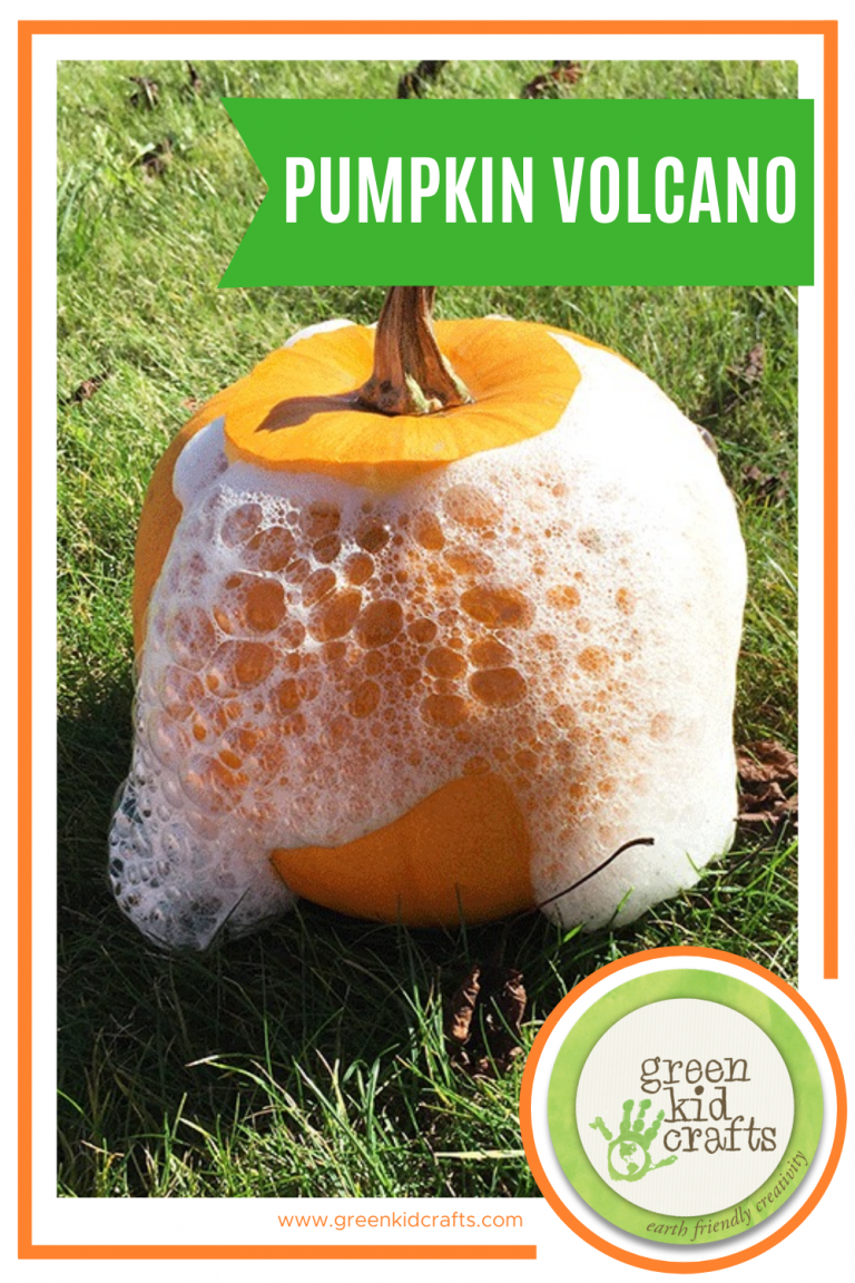 Pumpkin Volcano Science – Green Kid Crafts