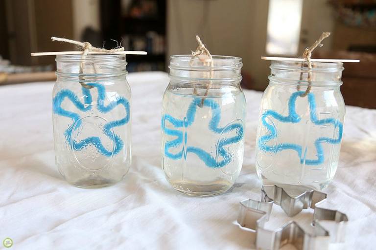 Winter Science at Home Snowflake Crystal Growing – Green Kid Crafts