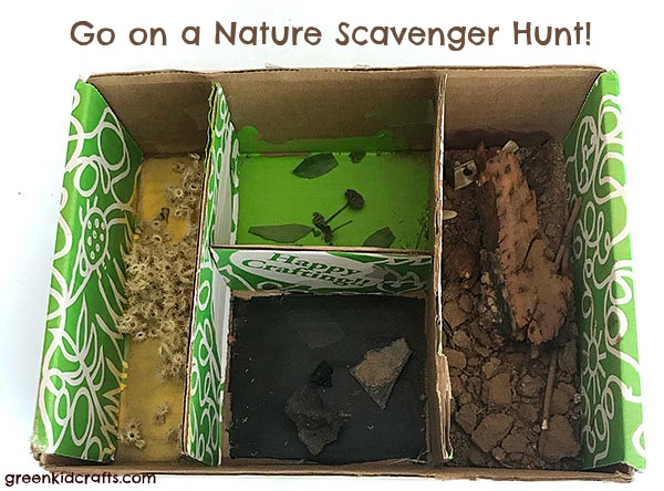 Reuse a Green Kid Crafts Box: Nature Scavenger Hunt - Green Kid Crafts