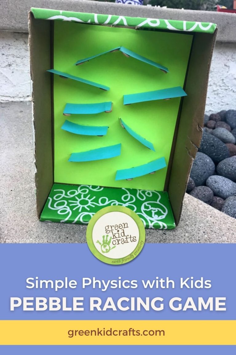 Physics for Kids Pebble Racing Game – Green Kid Crafts