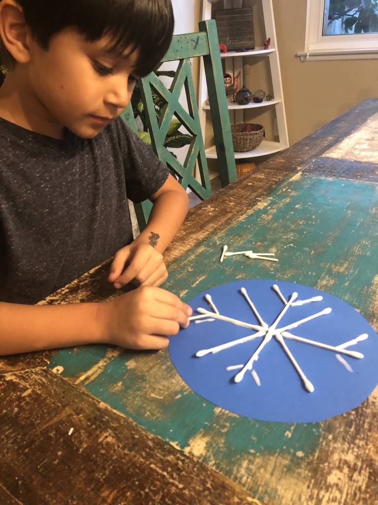 Winter STEAM: Symmetrical Snowflakes – Green Kid Crafts
