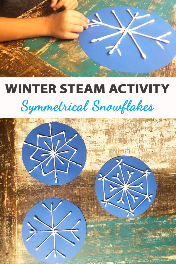 Snowflake Craft Preschool Preschool Crafts For Kids Craft Sticks