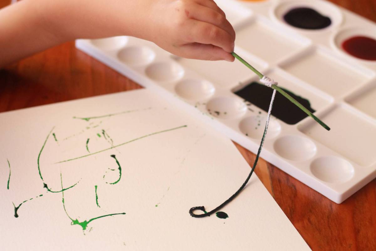 String Painting – Green Kid Crafts