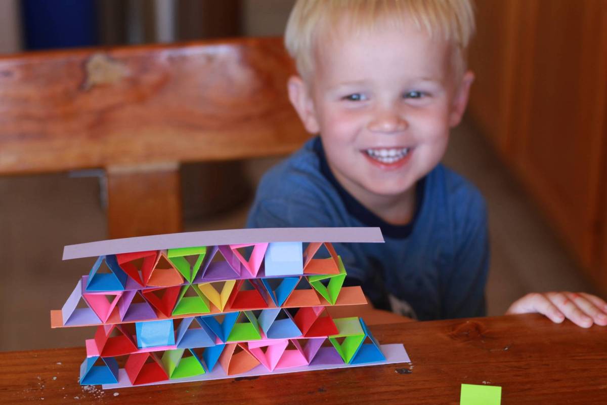 Paper Building Blocks – Green Kid Crafts