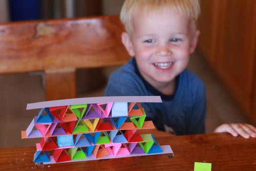 Paper Building Blocks – Green Kid Crafts