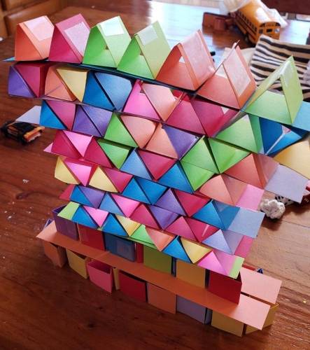 Paper Building Blocks – Green Kid Crafts