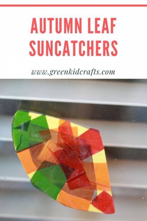 Autumn Leaf Suncatchers – Green Kid Crafts