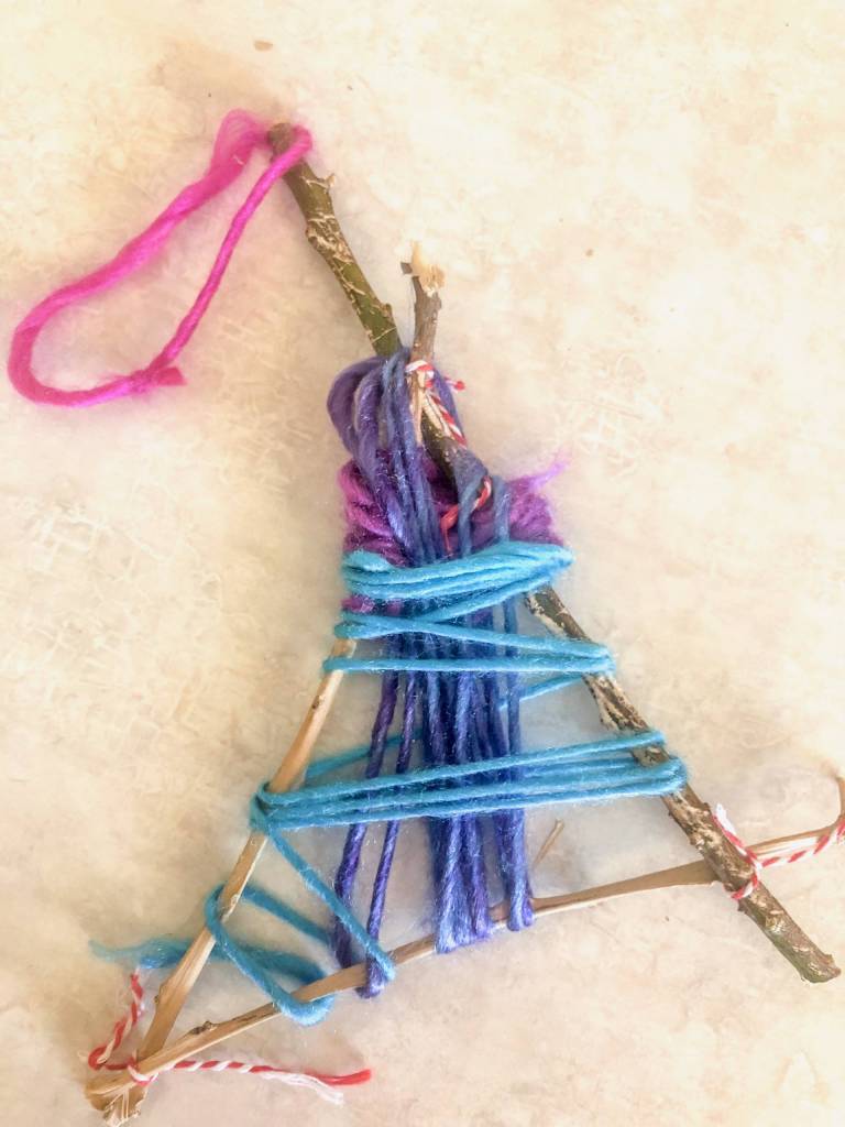 Twig String Art – Green Kid Crafts