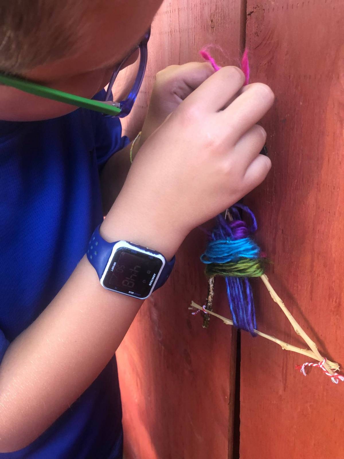 Twig String Art – Green Kid Crafts