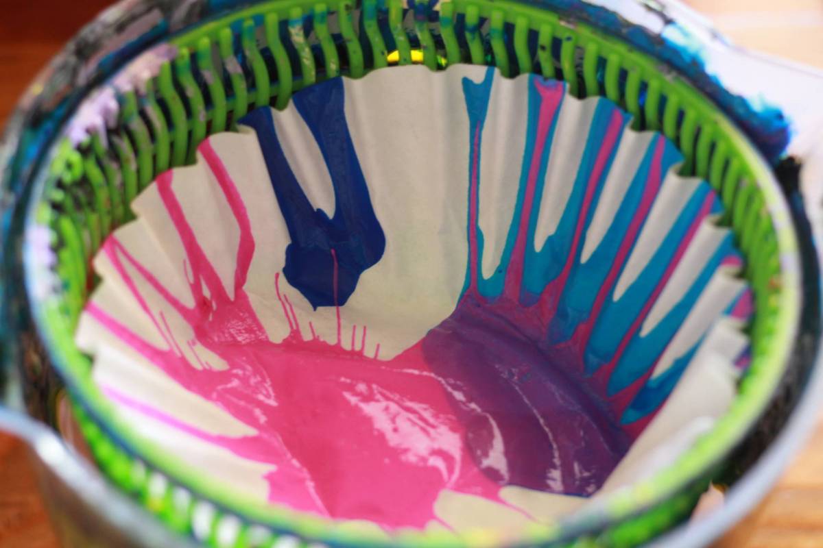 Spin Mixing Art – Green Kid Crafts
