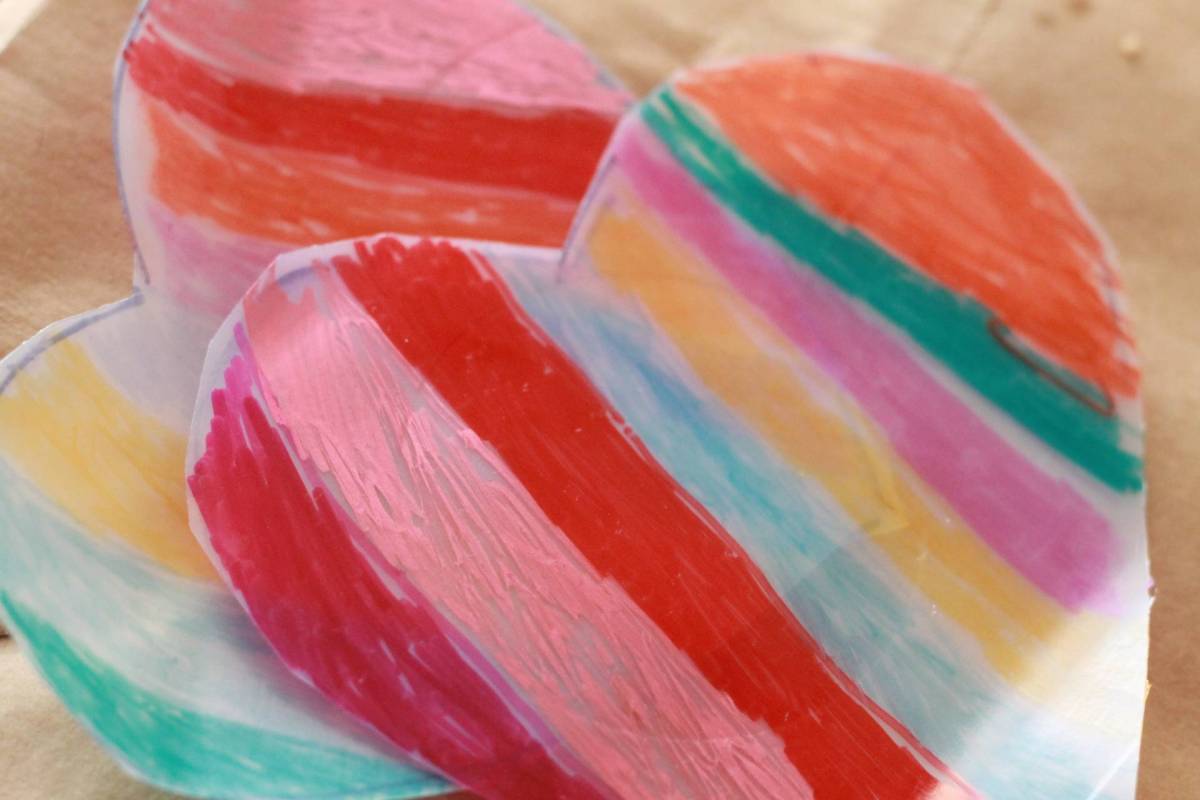 Rainbow Heart Valentine’s Science Craft – Green Kid Crafts