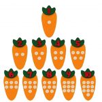 Felt Carrot Counting Kit – Green Kid Crafts