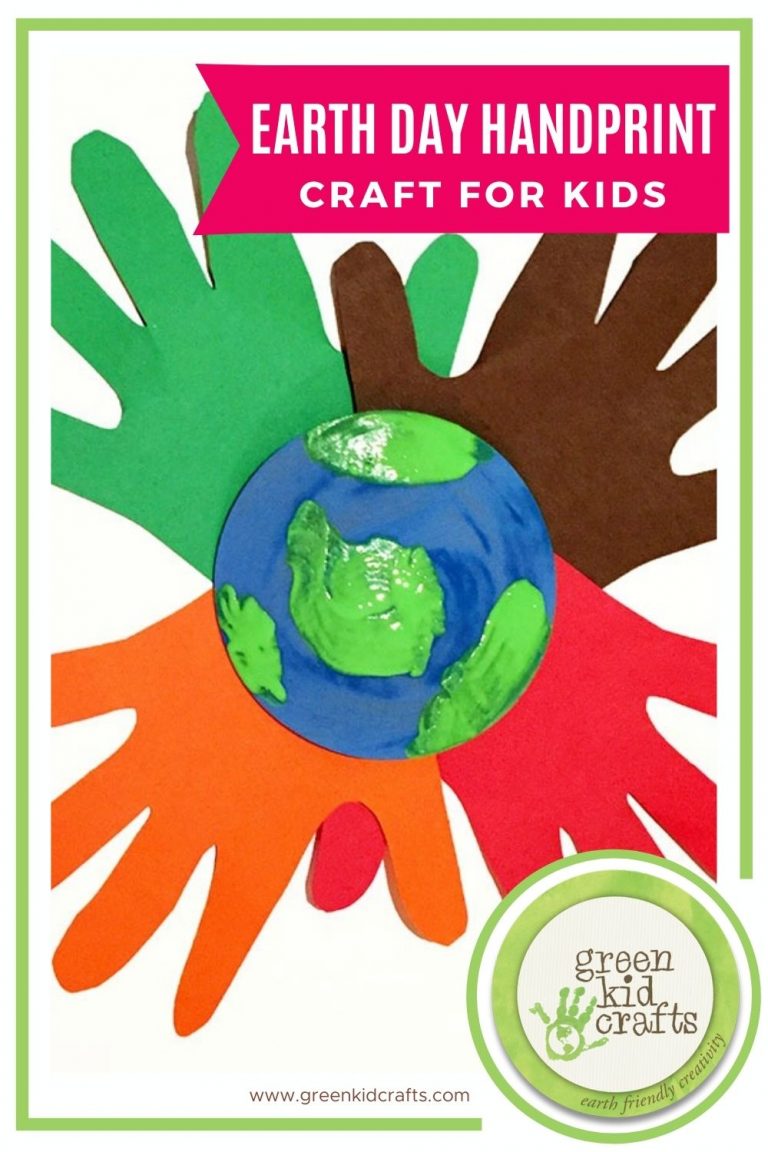 Earth Day Handprint Craft for Kids – Green Kid Crafts