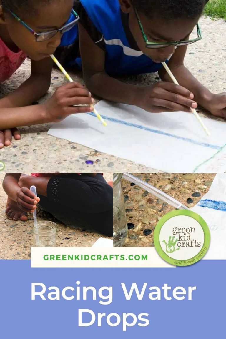 Water Science for Kids: Racing Water Drops – Green Kid Crafts