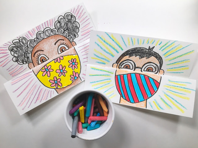 Brilliant Class Starter: Mask Self-Portrait Art Project – Green Kid Crafts