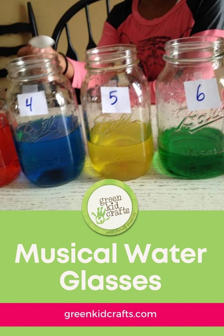 Musical Water Glasses – Green Kid Crafts
