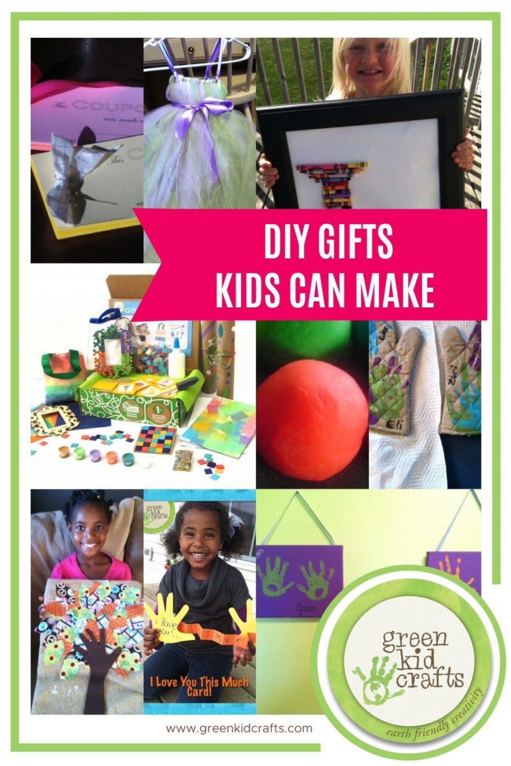 DIY Gifts that Kids Can Make Landing Page – Green Kid Crafts